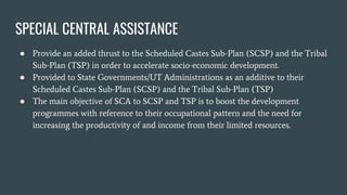 Tribal sub plan and Special Component Plan | PPTX