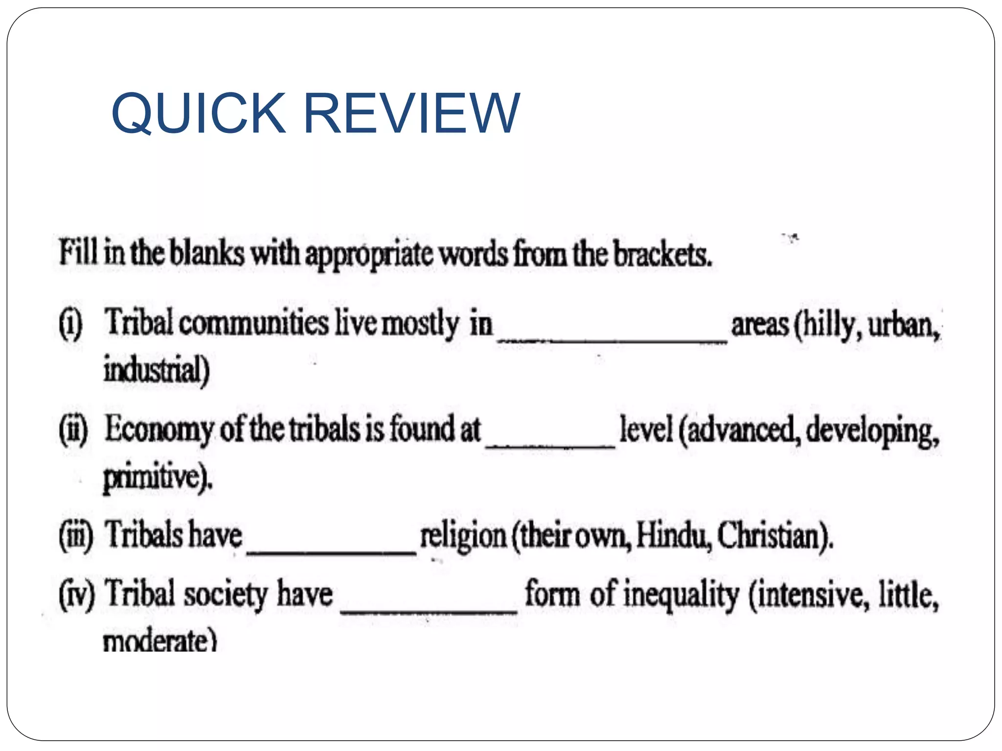 Tribes of India and thier types | PPTX