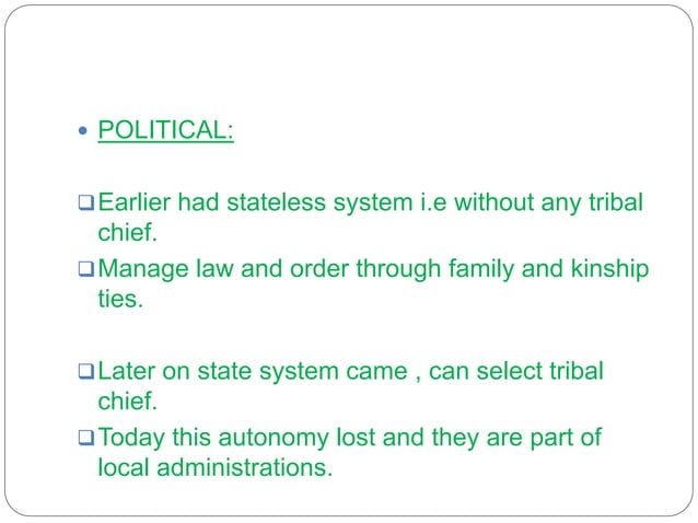 Tribes of India and thier types | PPTX