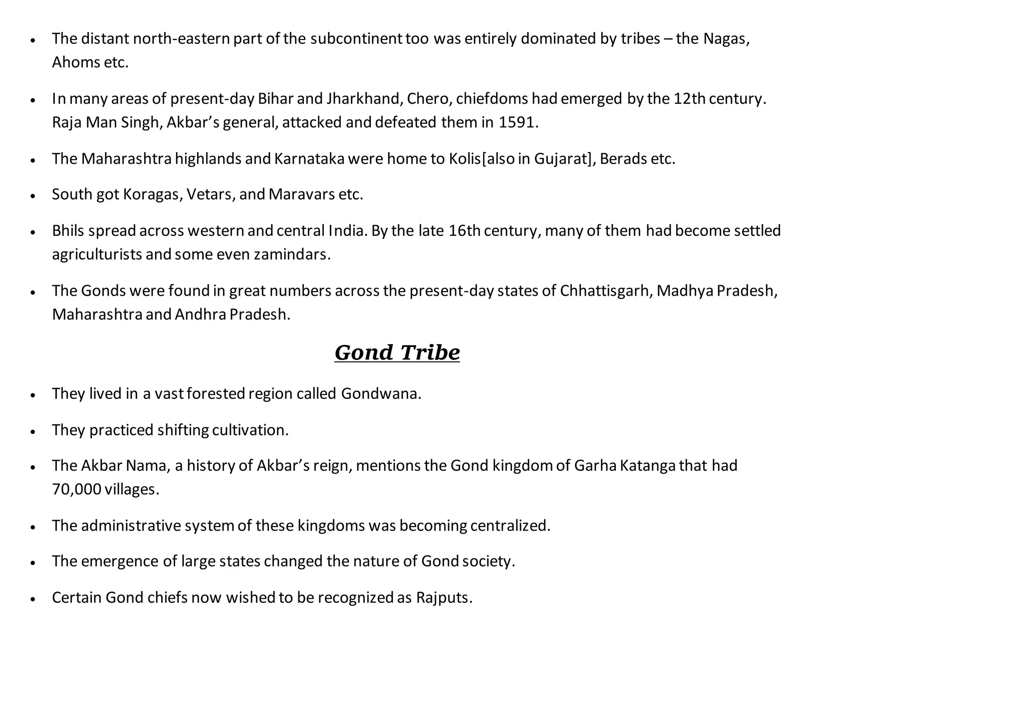 Tribes, Nomads and settled communities in INDIA | DOCX