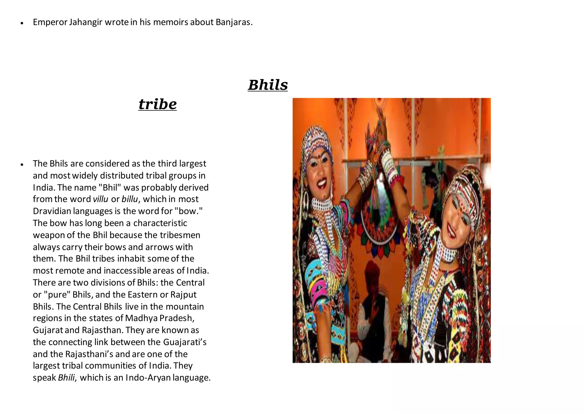Tribes, Nomads and settled communities in INDIA | DOCX