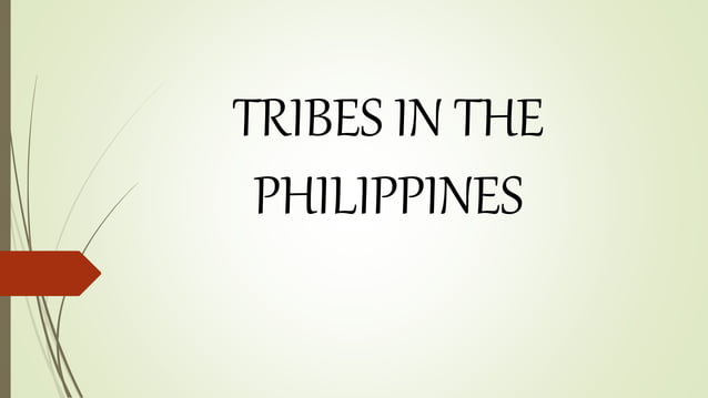 Tribes in the Philippines | PPTX