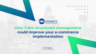 Grzegorz Bandurowski - Tribes Management in E-Commerce, 06.09.2019
