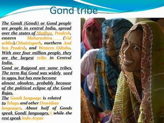 Tribes of india | PPTX