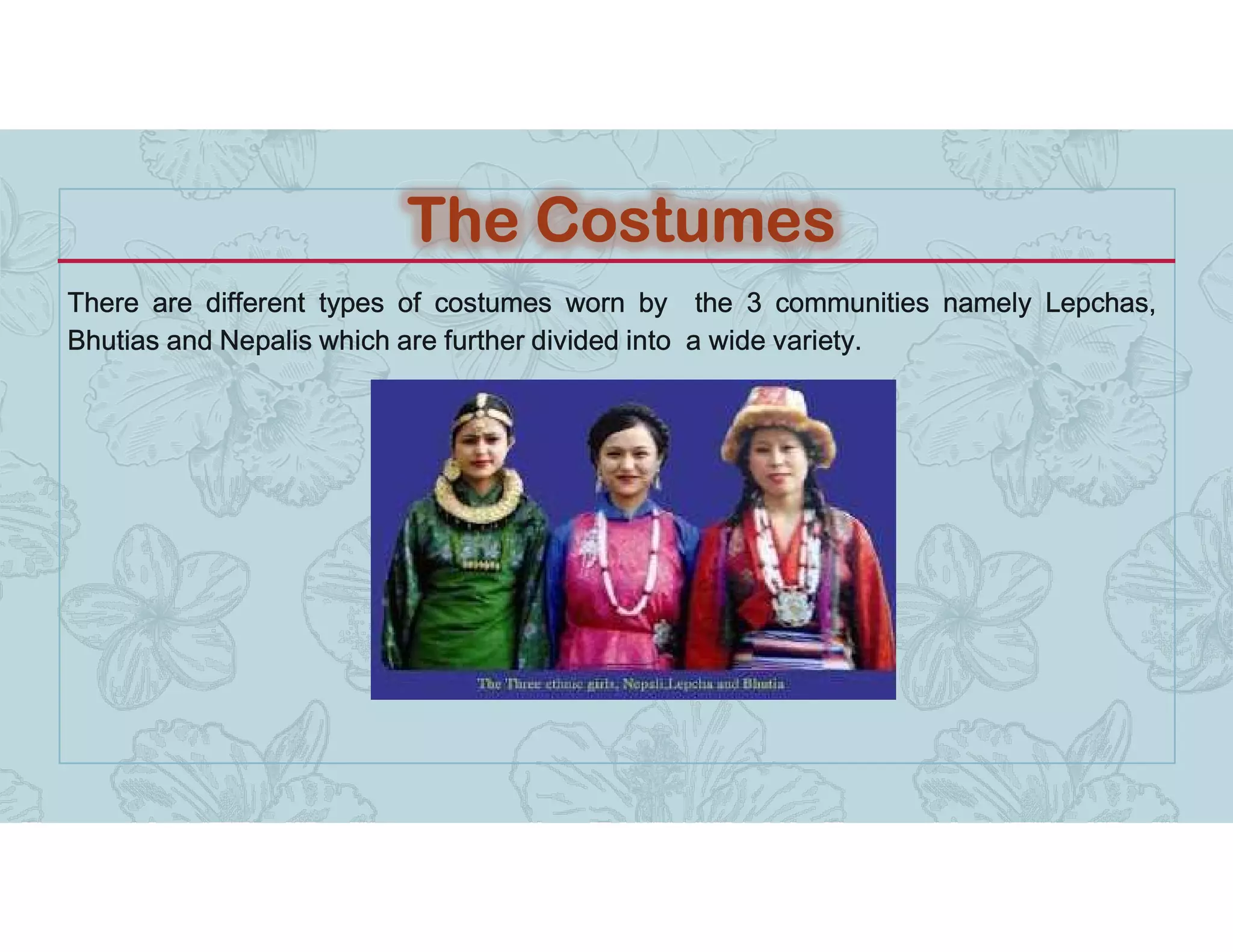 Tribes of sikkim- Art integration project | PDF