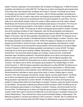 Tribes Of Tanzania_ | PDF