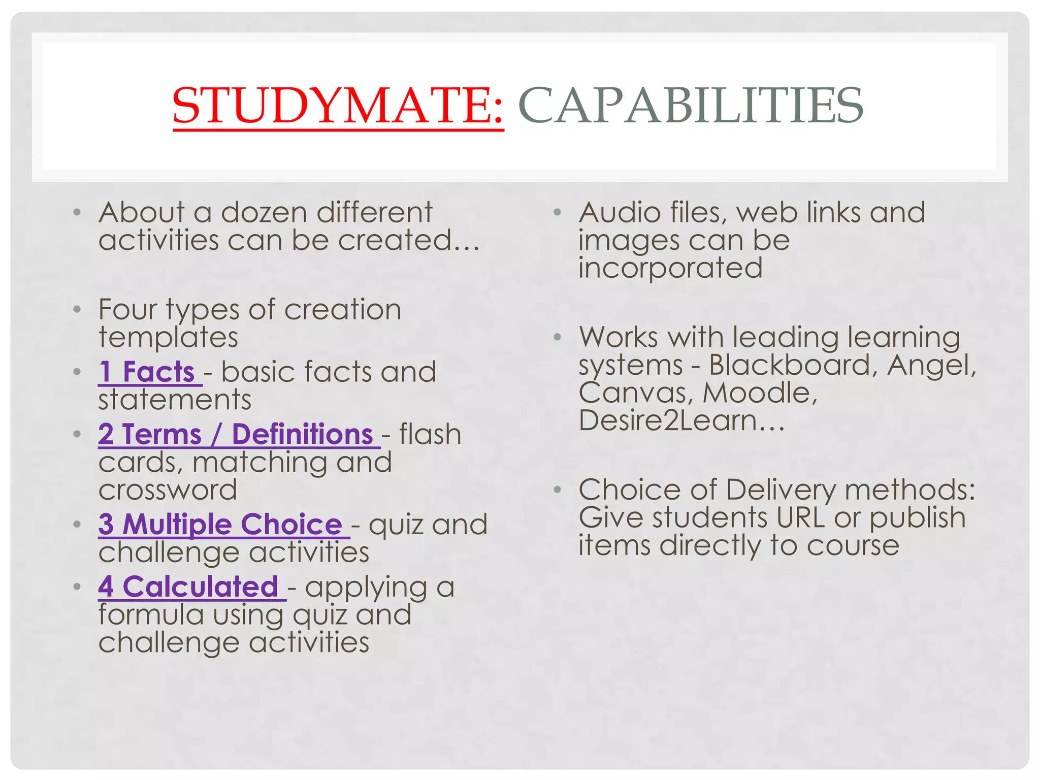 Tribe study mate presentation | PPT
