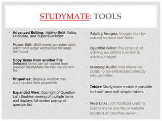 Tribe study mate presentation | PPT