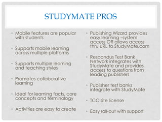 Tribe study mate presentation | PPT