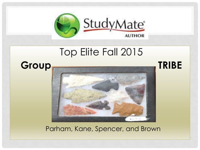 Tribe study mate presentation | PPT