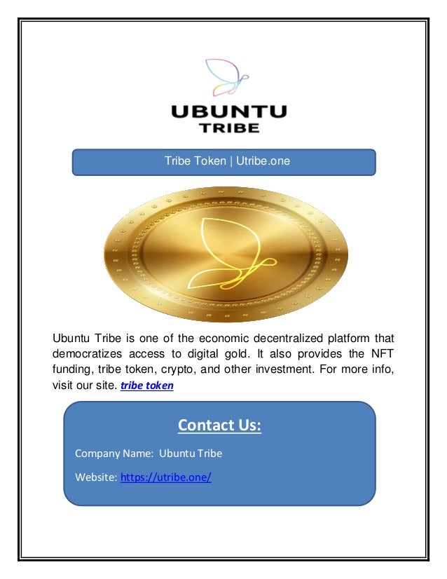 Tribe Token | Utribe.one