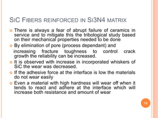 Tribological study of Ceramic Matrix Composite(CMCs).pptx