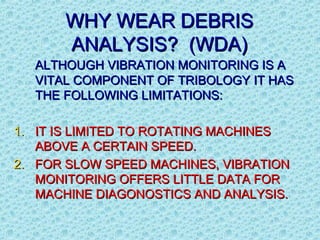 Tribology - The WDA Factor | PPT