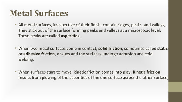 Tribology | PPT | Geology | Science