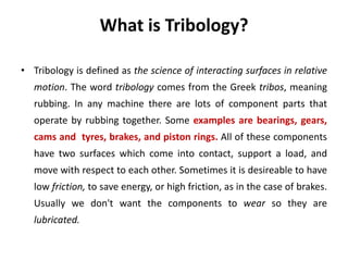 TRIBOLOGY-INTRODUCTION.pptx