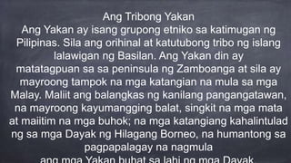 TRIBONG ETNIKO ppt hsiqkaksksjsksjjsndnsmsmms | PPTX