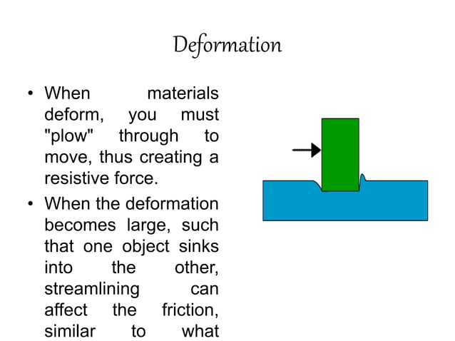 Tribology Aspects .Cause of friction,stick and slip phenomenon,sliding ...
