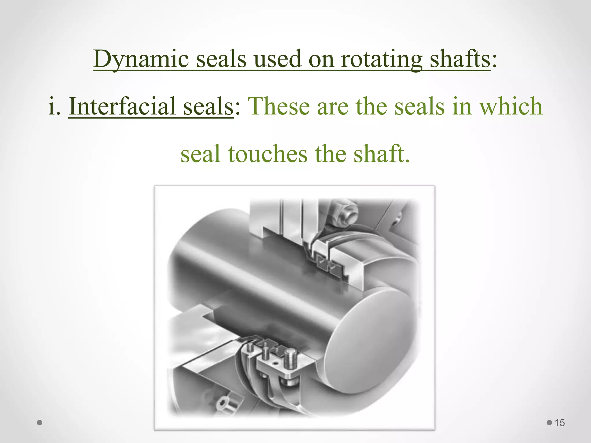 TYPES OF MECHANICAL SEALS | PPTX