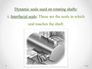 TYPES OF MECHANICAL SEALS | PPT