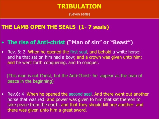 Tribulation | PPT | Christianity | Religion & Spirituality