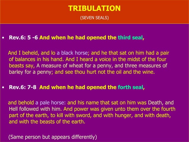 Tribulation | PPT | Christianity | Religion & Spirituality
