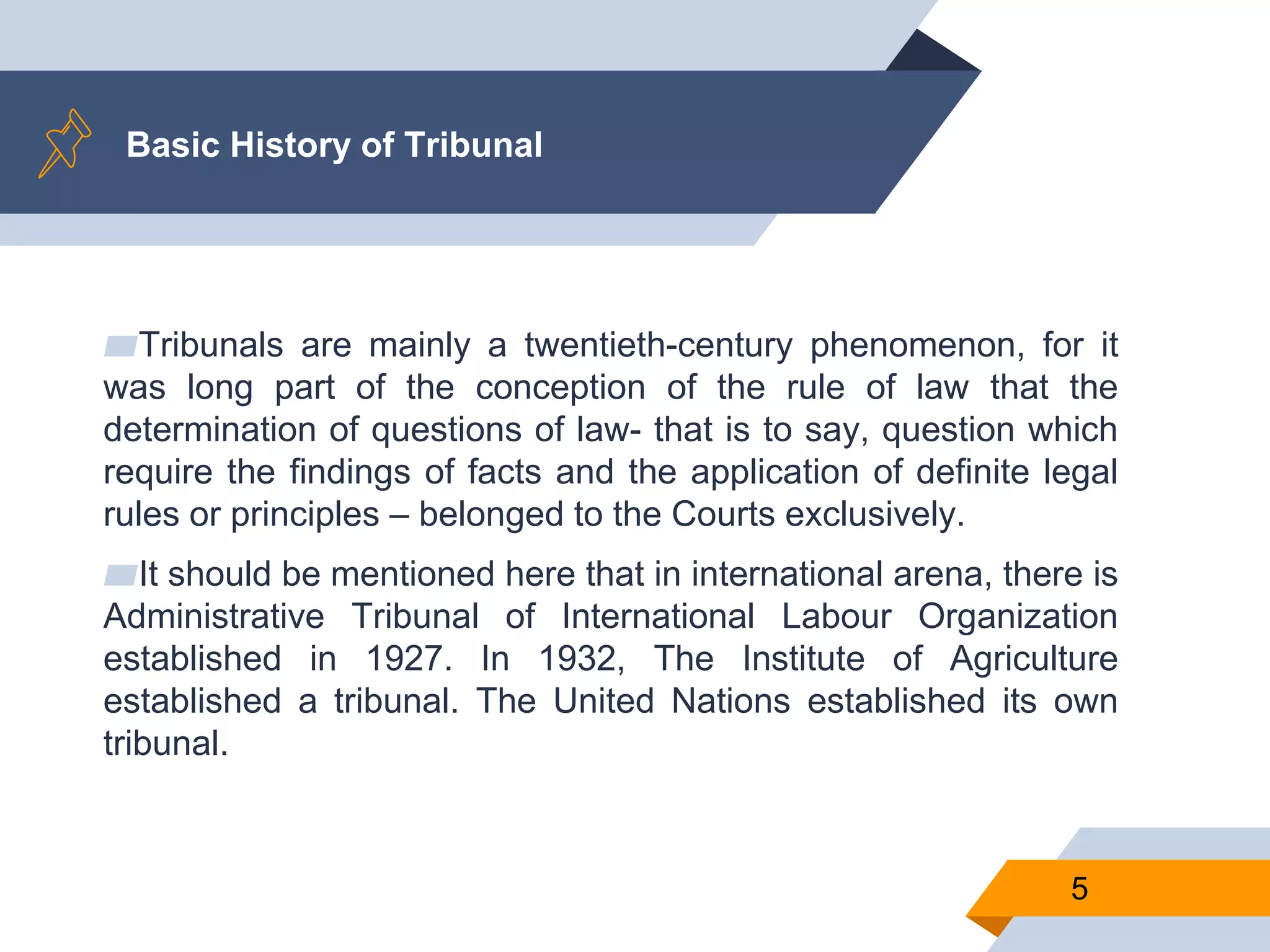 Tribunal system of bangladesh | PPTX