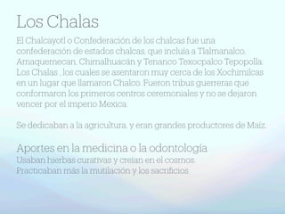 Tribus del valle de Mexico y aportaciones a la odontologia | PDF