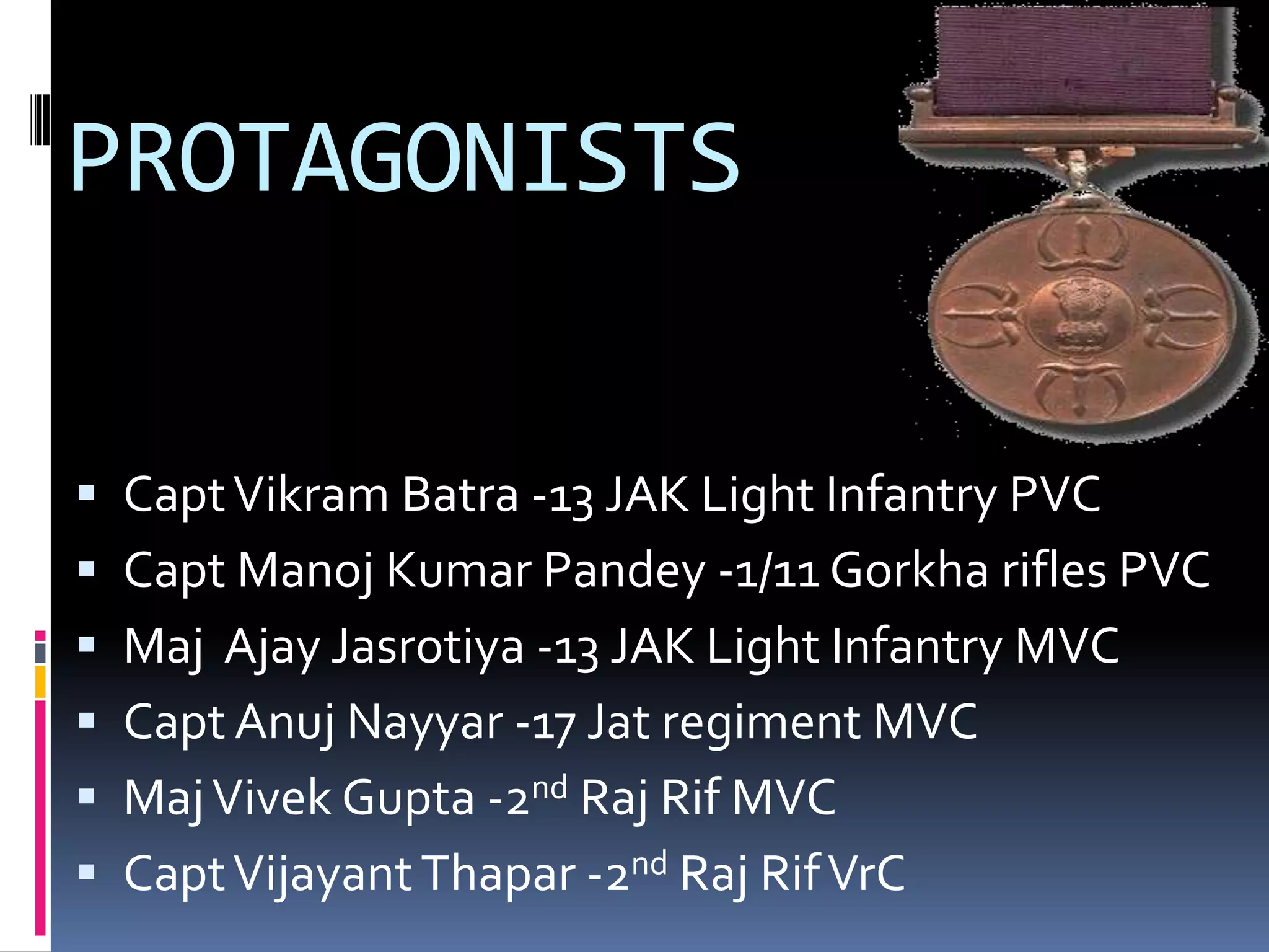 kargil from surprise to victory | PPTX