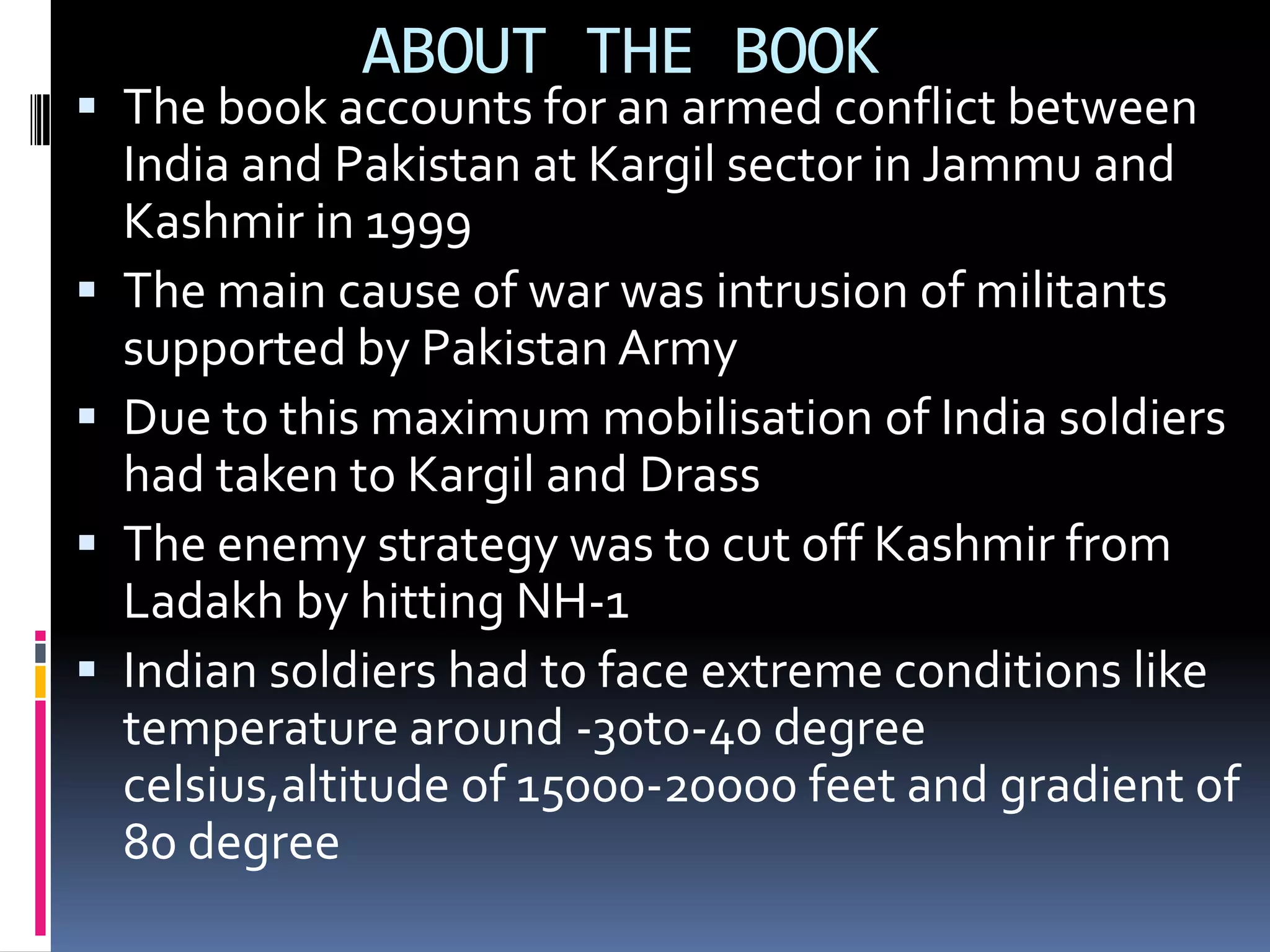 kargil from surprise to victory | PPTX