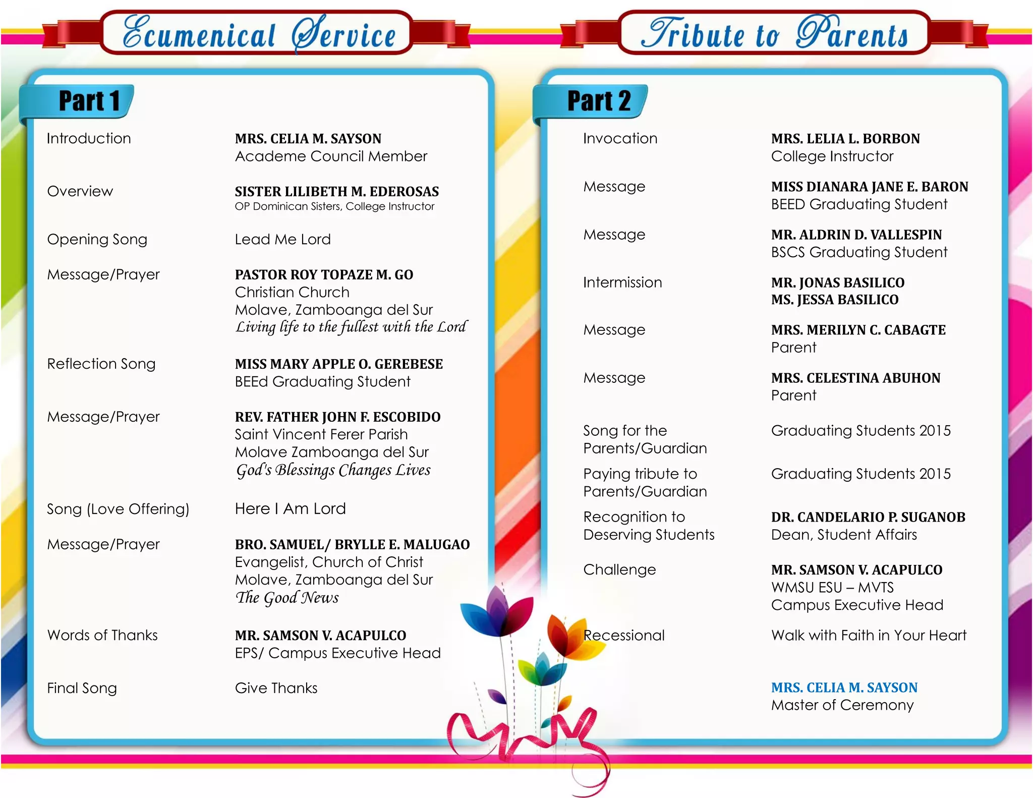 Tribute to Parents | PDF