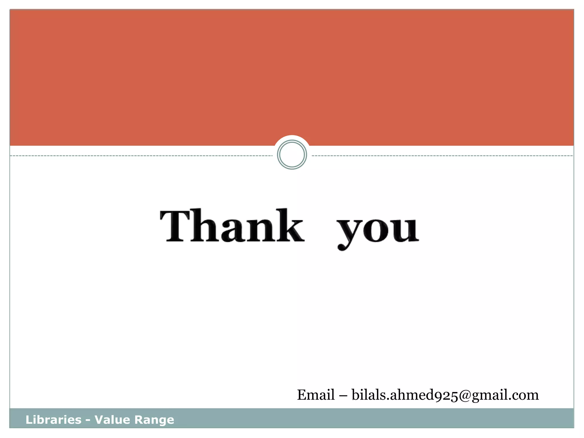 Tricentis Tosca Libraries - Value Range | PPTX