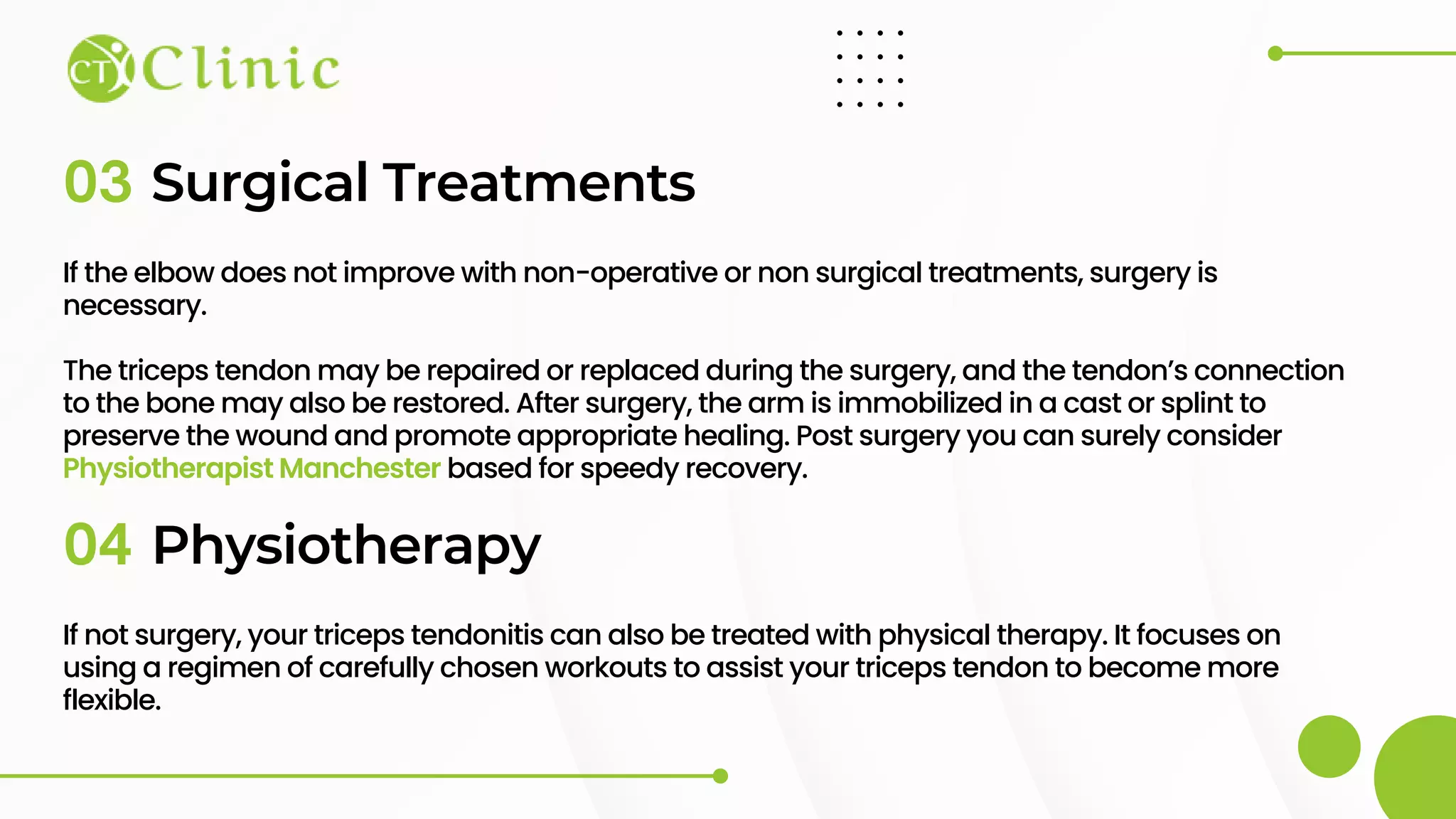 Get Your Tricep Injuries Treated with Physiotherapy Manchester | PDF