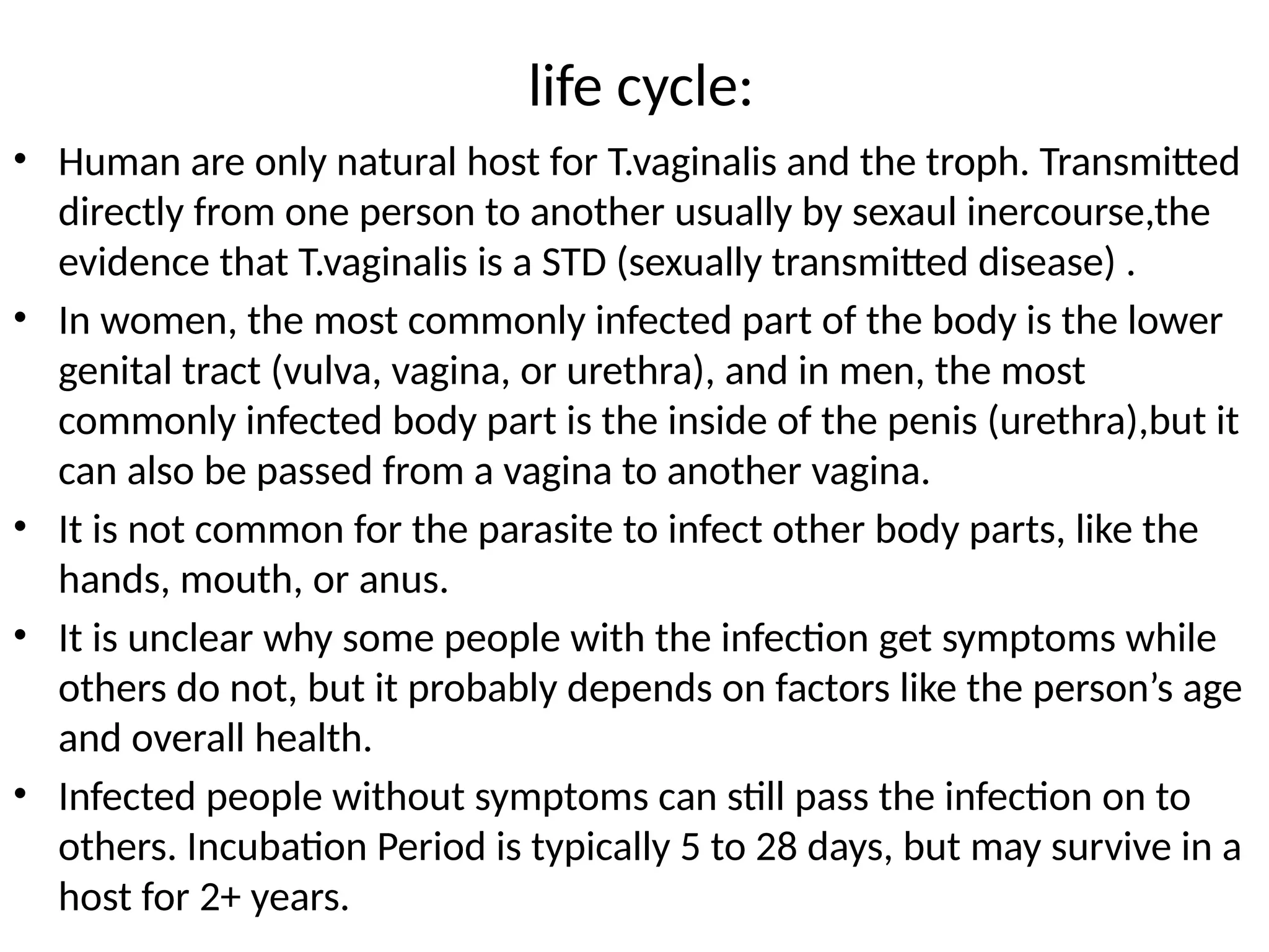 Trichcmonas vaginalis medcial parasitology | PPTX