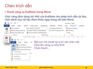 Trích dẫn tài liệu bằng EndNote X7 | PDF