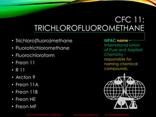 Trichlorofluoromethane | PPT