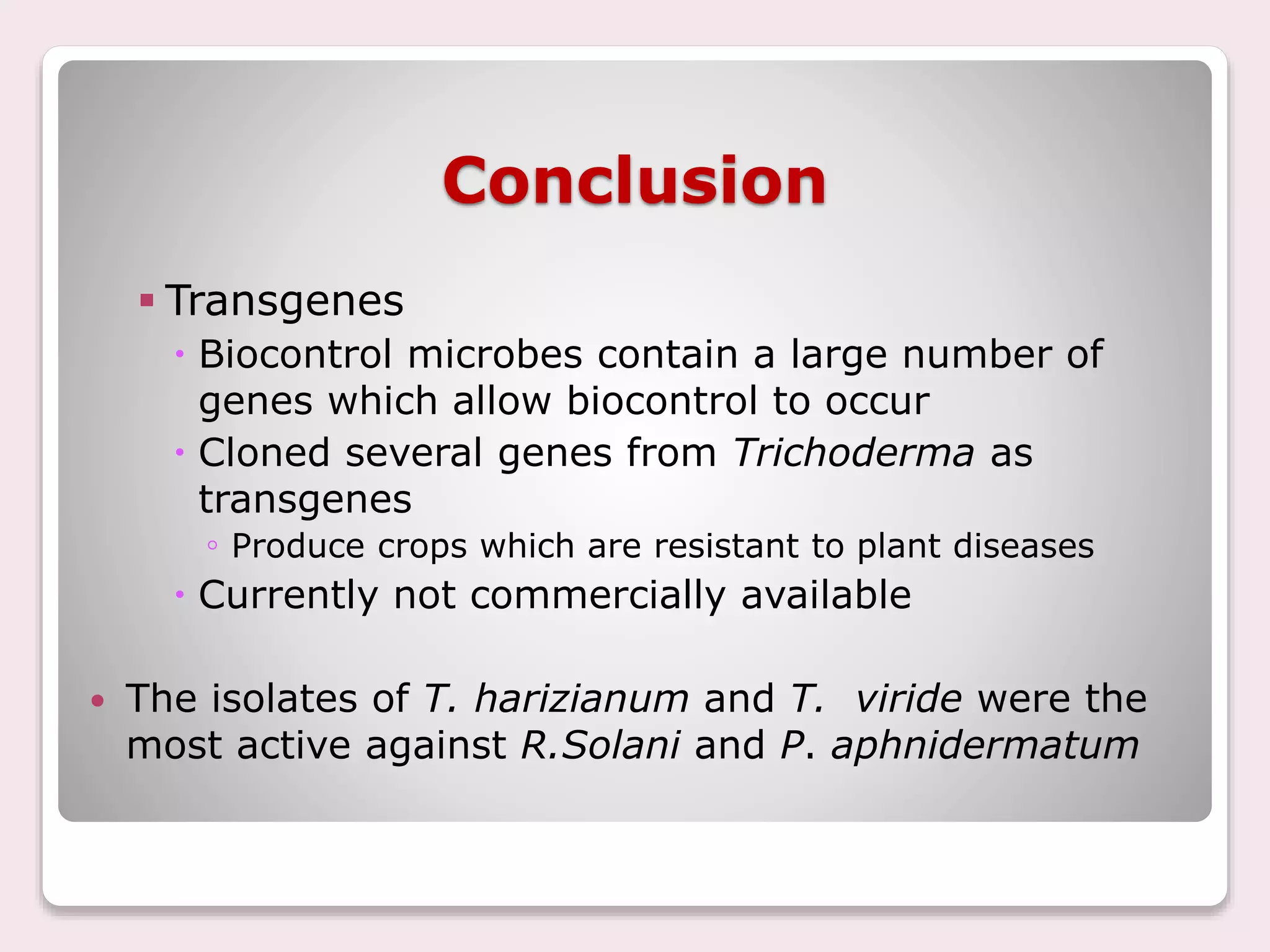Trichoderma | PPTX