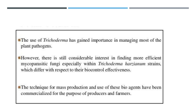 Trichoderma | PPTX | Agriculture | Industries