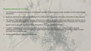 Trichoderma a prospective biocontrol agent | PPT
