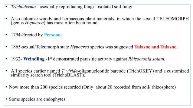 Trichoderma ppt | PPTX