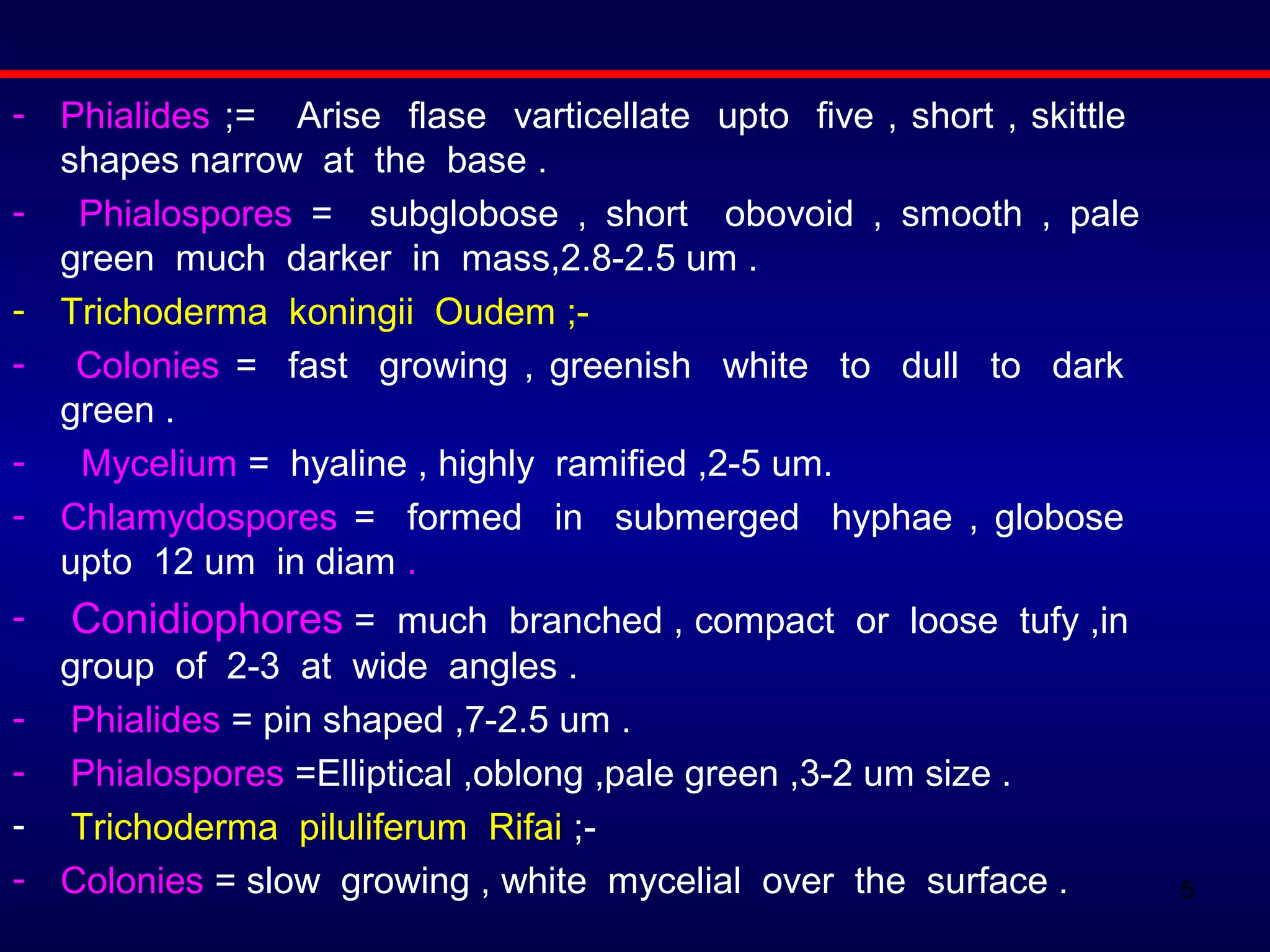 Trichoderma species | PPT
