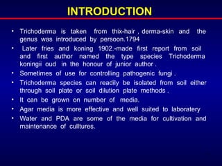 Trichoderma species | PPT