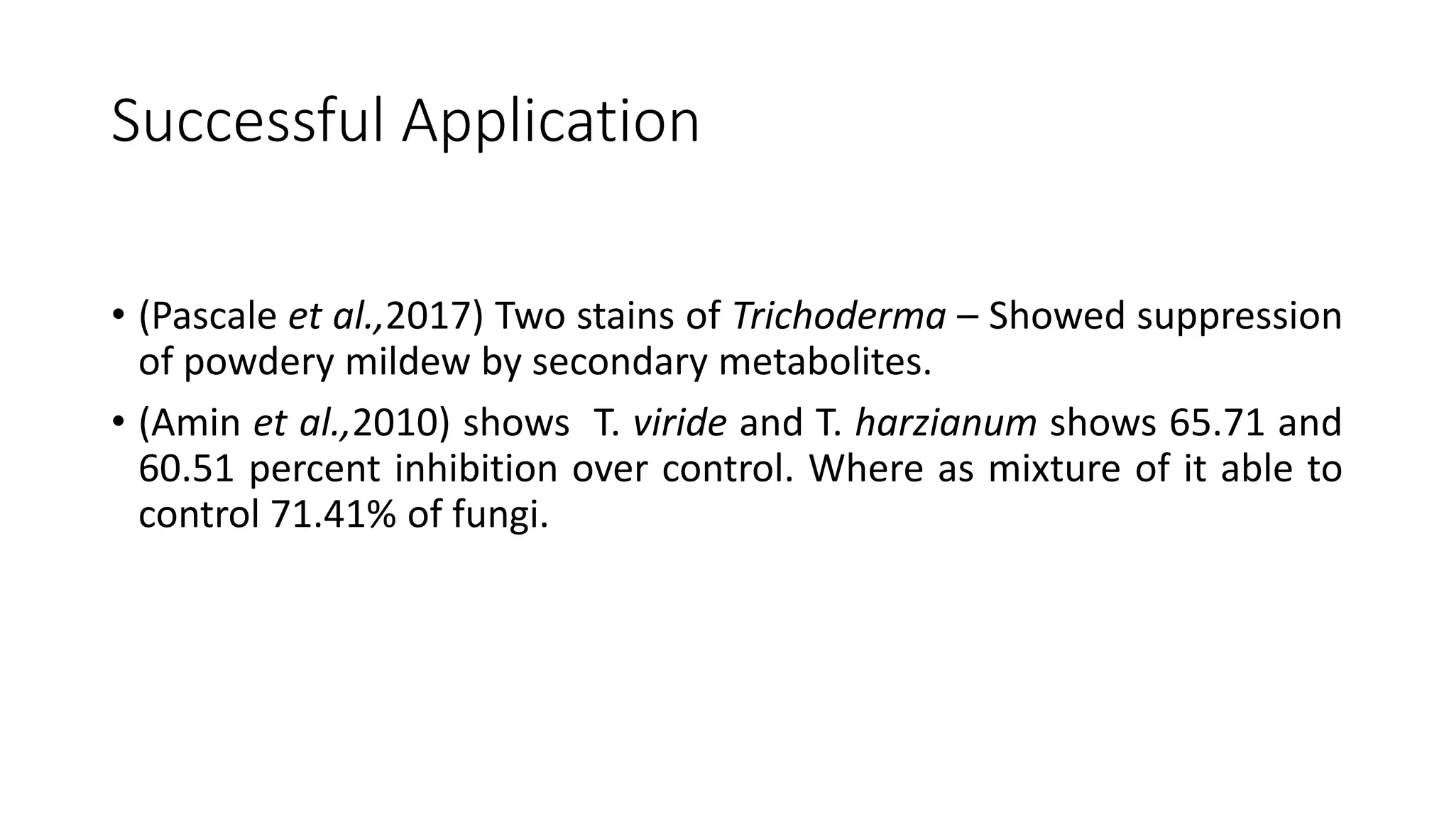 Mass multiplication of a Biofertilizer- Trichoderma viride | PPTX