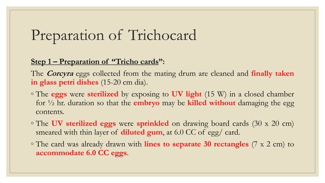 TRICHOGRAMMA.pptx | Beekeeping | Hobbies & Interests