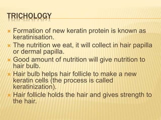 Trichology | PPTX