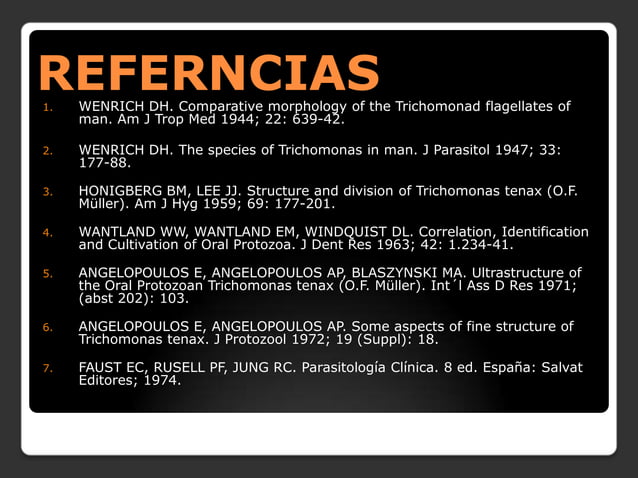 Trichomonas tenax | PPTX