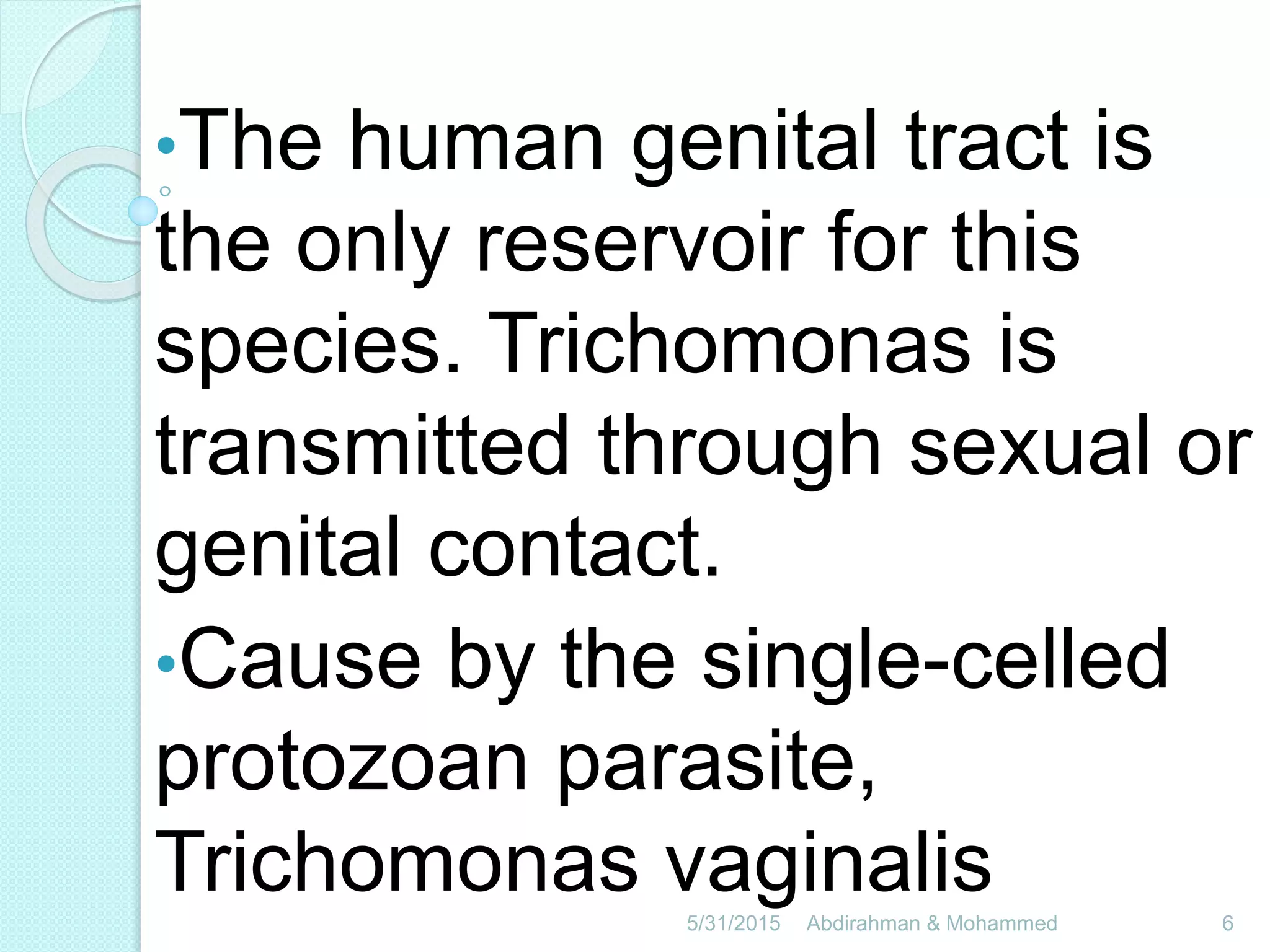 Trichomoniasis | PPTX