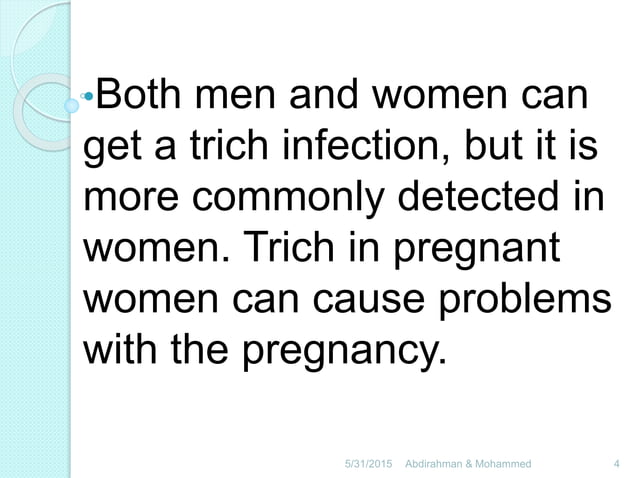 Trichomoniasis | PPTX | Sexual Conditions | Sexual Health