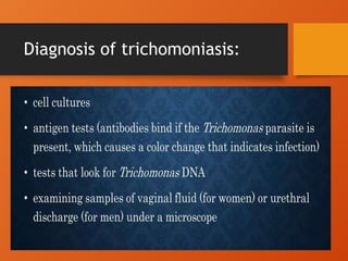 trichomoniasis.pptx..... . . | PPTX