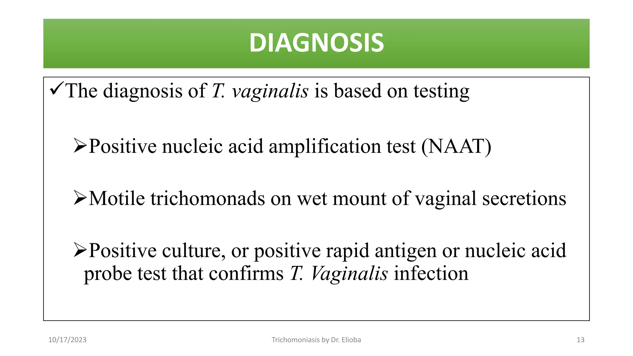 TRICHOMONIASIS by Dr. Elioba.pptx