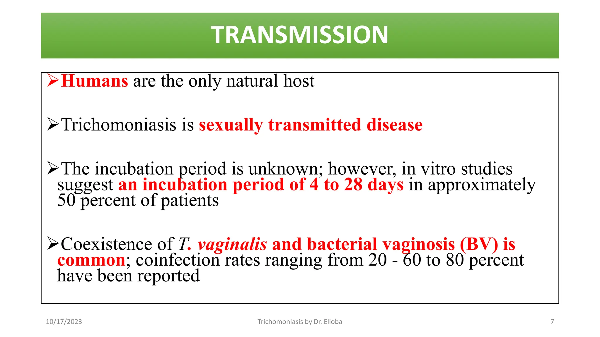 TRICHOMONIASIS by Dr. Elioba.pptx